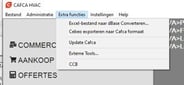 Download de nieuwe versie van Cafca Software Windows (25.00.017)